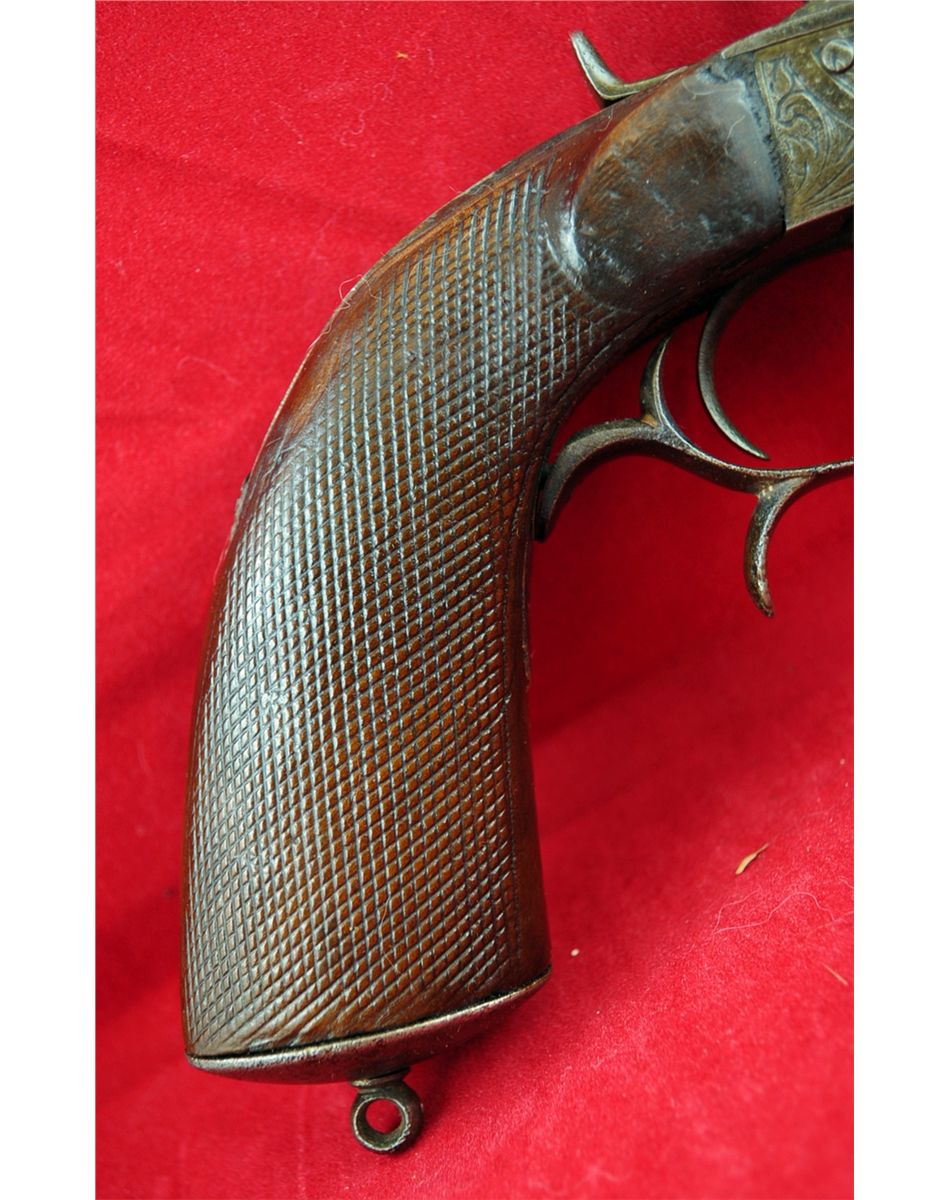 German Centerfire, Double Barrel, Hammer Pistol