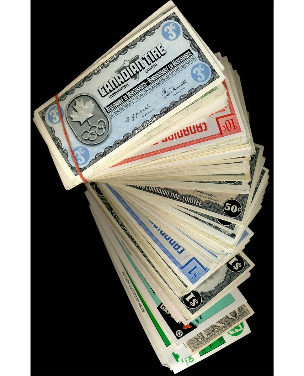 Canadian Tire Money Large Lot Includes 3 2 5 43 10 60 15 25 canadian-tire-money-large-lot-includes-3-2-5-43-10-60-15-25