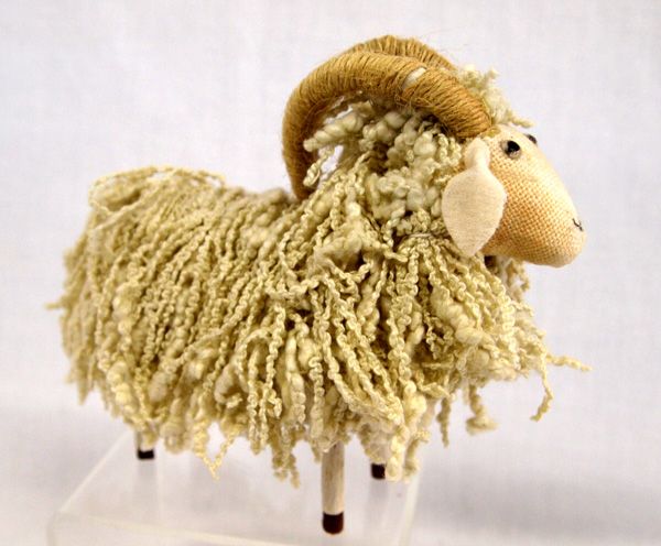 Navajo Folk Art Ram Figure.