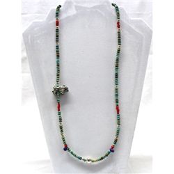 Navajo Multi Stone Turquoise Necklace - Mary Begay