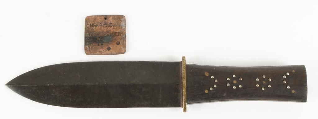 Old Beaver Tail Indian Trade Dag Knife