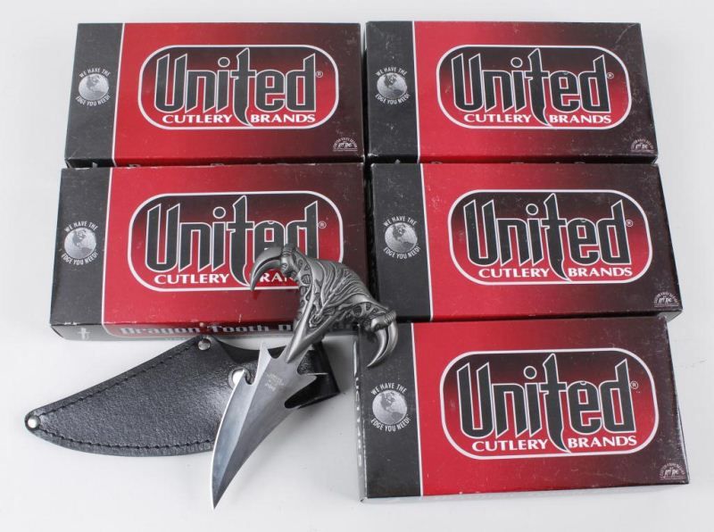 5 United Cutlery #UC1148S Dragon Tooth Daggers