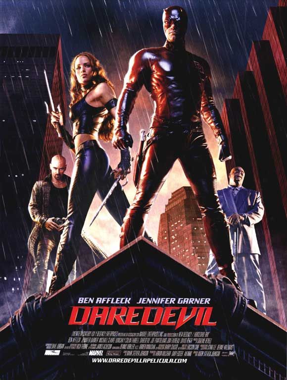 5 Rare 35mm Film Cell Strips from the Movie "DAREDEVIL " A total of 20 ...