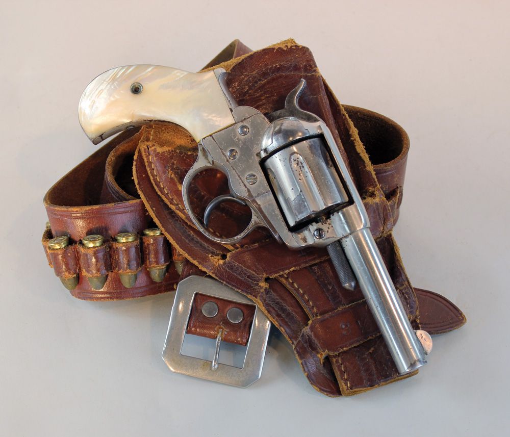 Colt Thunderer Pistol And Holster