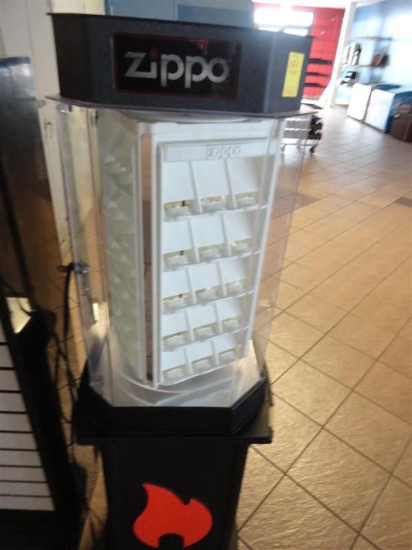 Zippo Lighter Revolving Display