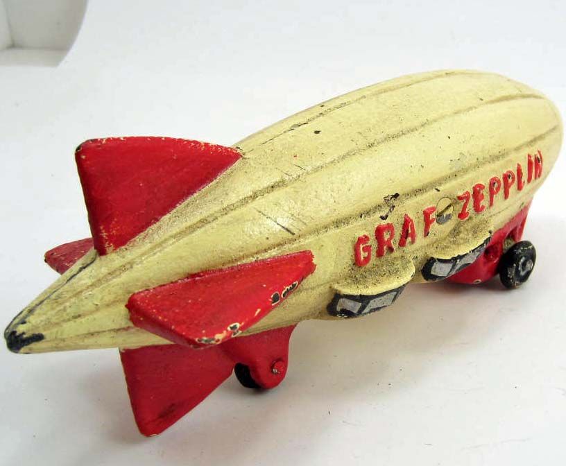 CAST IRON GRAF ZEPPELIN TOY - 8"