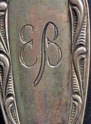 GERMAN NAZI EVA BRAUN EB DINNERWARE SPOON