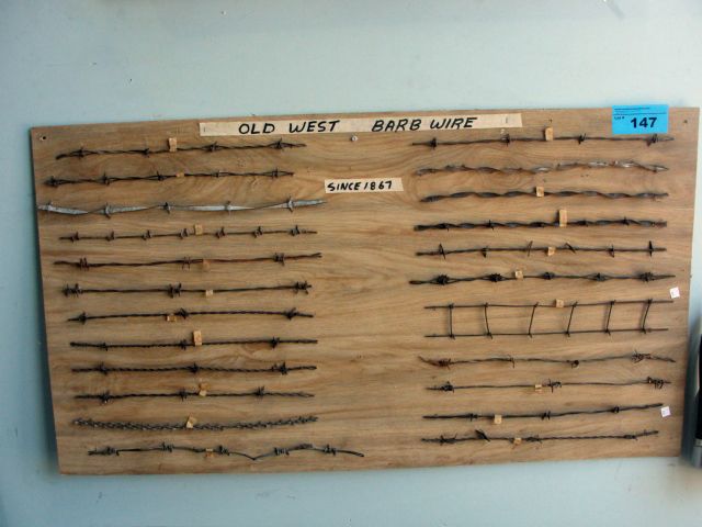 Old west barb wire collection - barb wires since