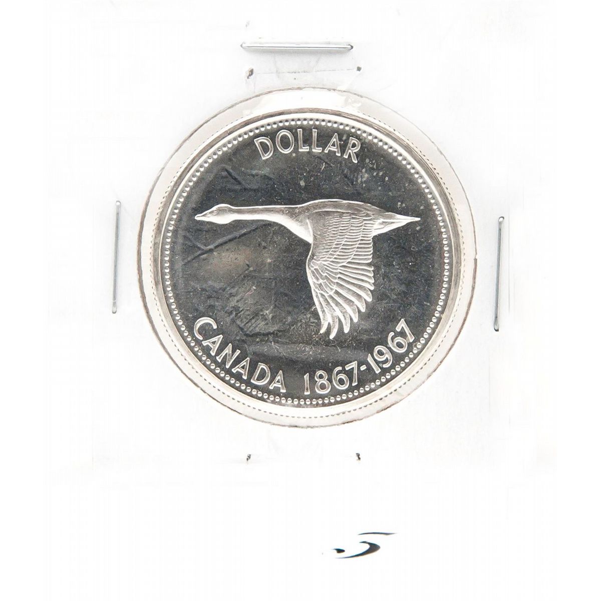 1967 80% Silver Canadian Goose Dollar Coin