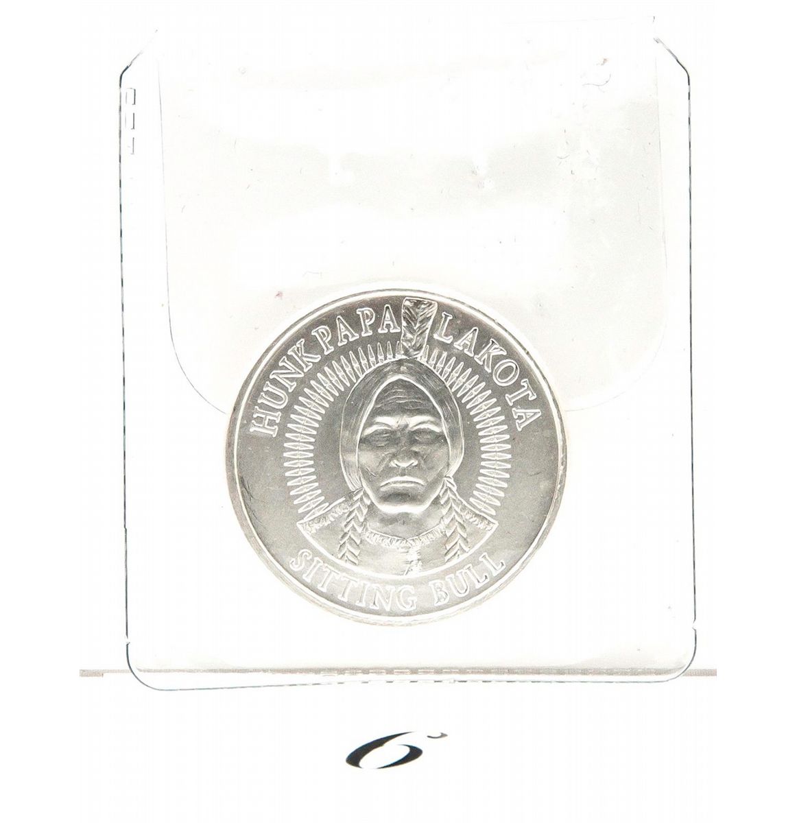 .999 Silver Sitting Bull Twenty Five Dollar Coin