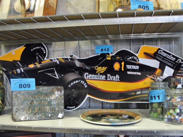 Metal formula one miller genuine draft #1 race car