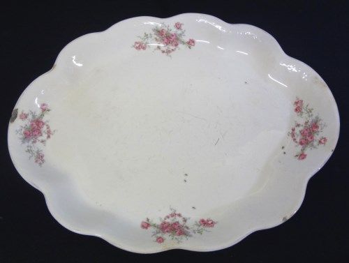 Antique Wellsville China Company Platter