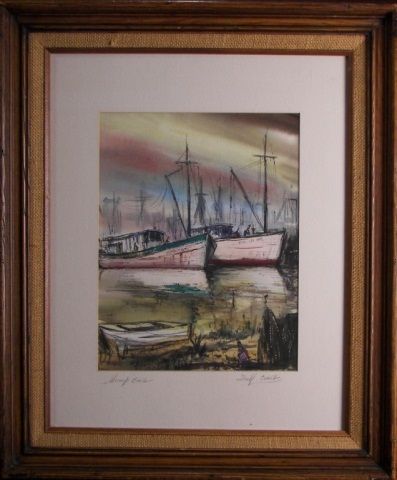 Tom Lane (1916-1991), Watercolor,