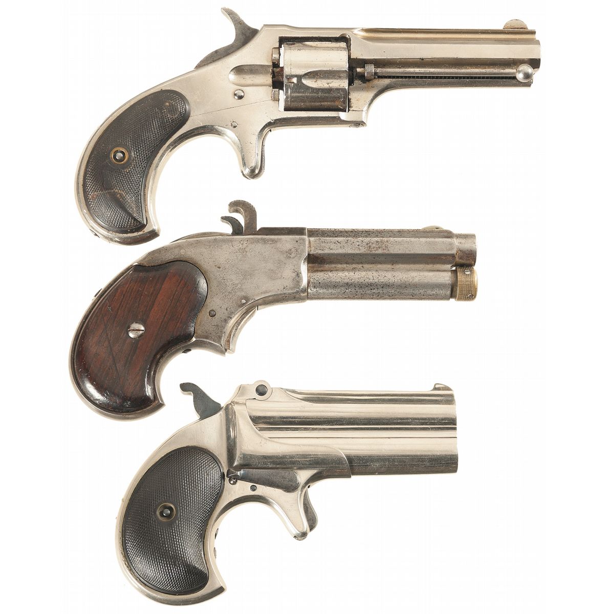 Collector's Lot of Three Antique Remington Handguns