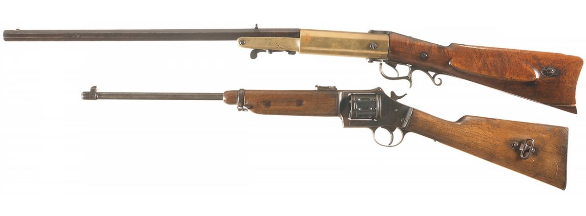One Air Gun and a Scarce Mexican Army Pieper Revolving Carbine