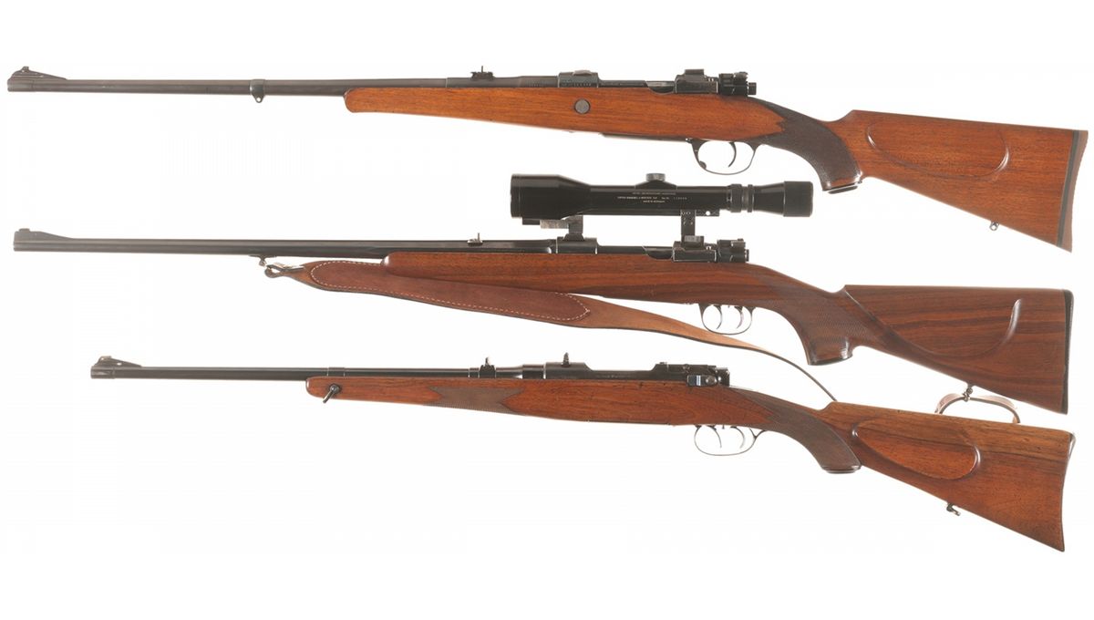 Three European Bolt Action Rifles