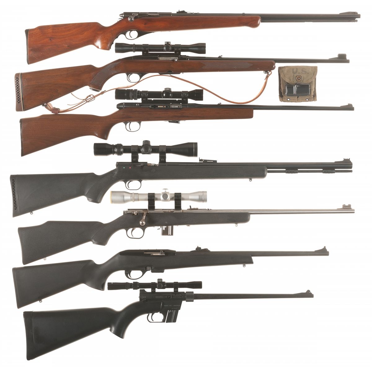 Seven Sporting Rifles