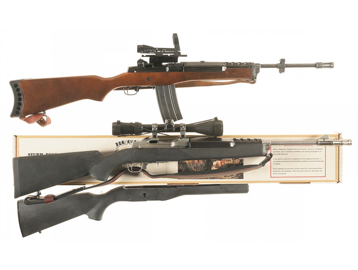 Two Ruger Mini-14 Semi-Automatic Carbines