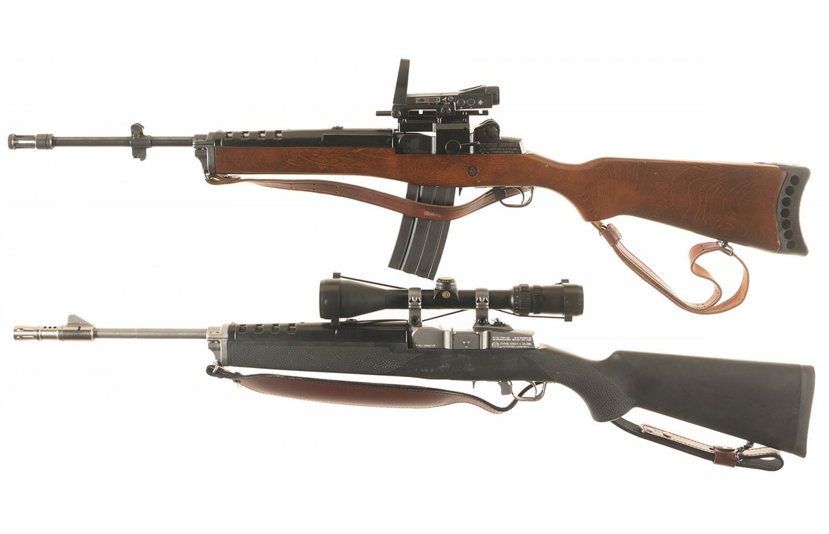 Two Ruger Mini-14 Semi-Automatic Carbines