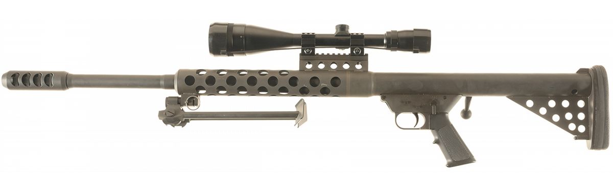 Serbu BFG-50 Bolt Action Single Shot Carbine with Bushnell 6-18x Scope ...