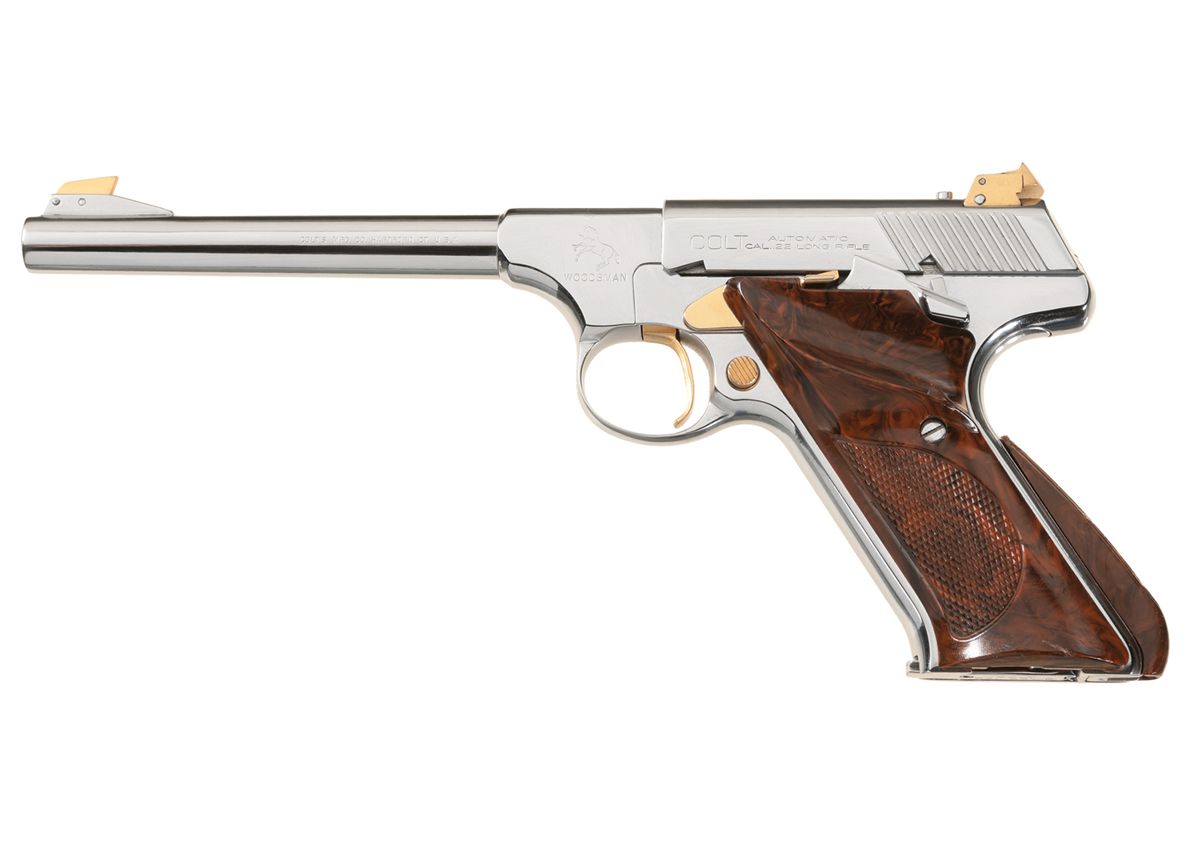 Custom Colt Second Series Woodsman Target Model Semi-Automatic Pistol