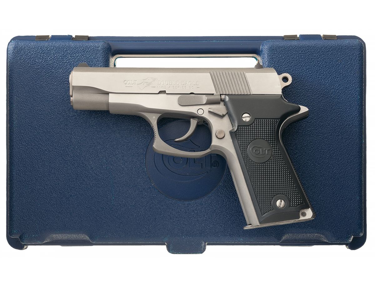 Colt Double Eagle Combat Commander Double Action Pistol with Box and an ...