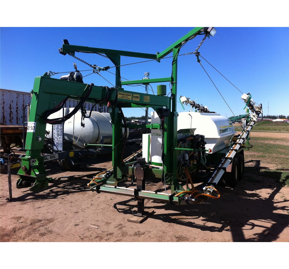 1994 SPRAYMASTER BOOMSPRAY,80FT T/A 5TH WHEEL SPRAYER, SN# SN1044,C/W ...