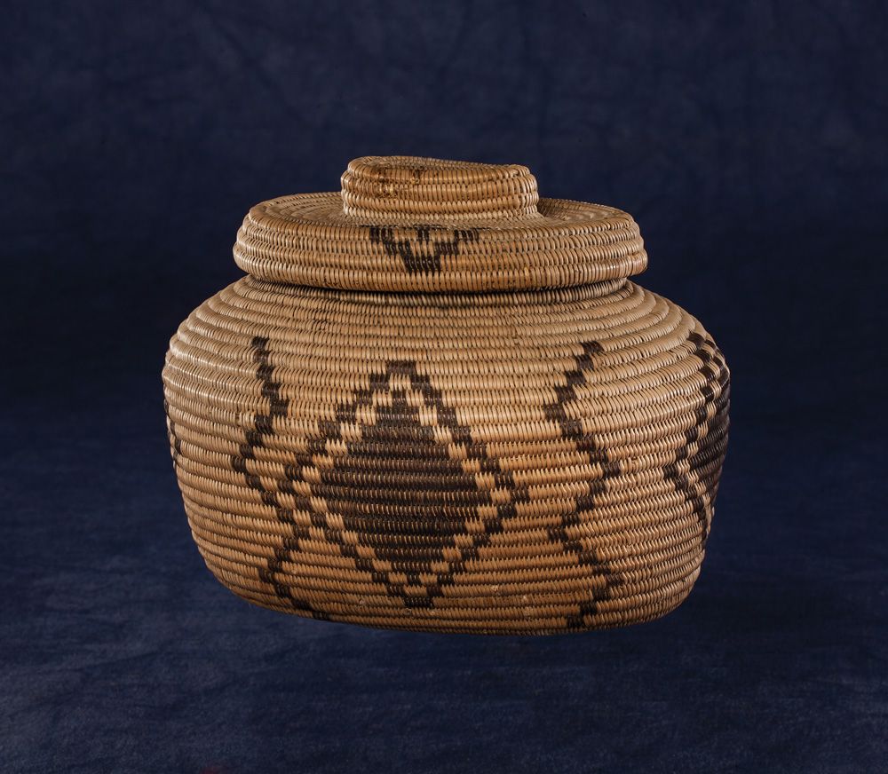 Apache Lidded Basket