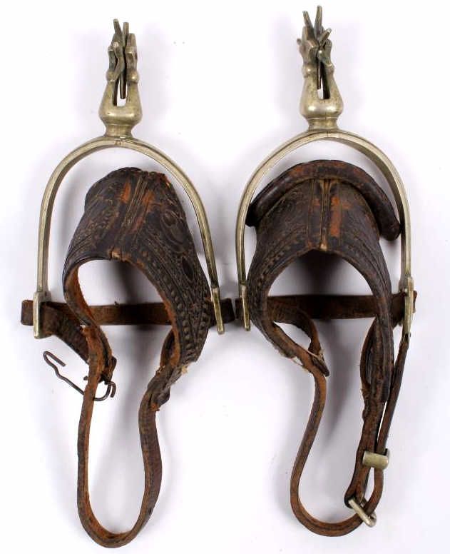 South American Cast Nickel Spurs