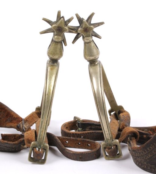 South American Cast Nickel Spurs