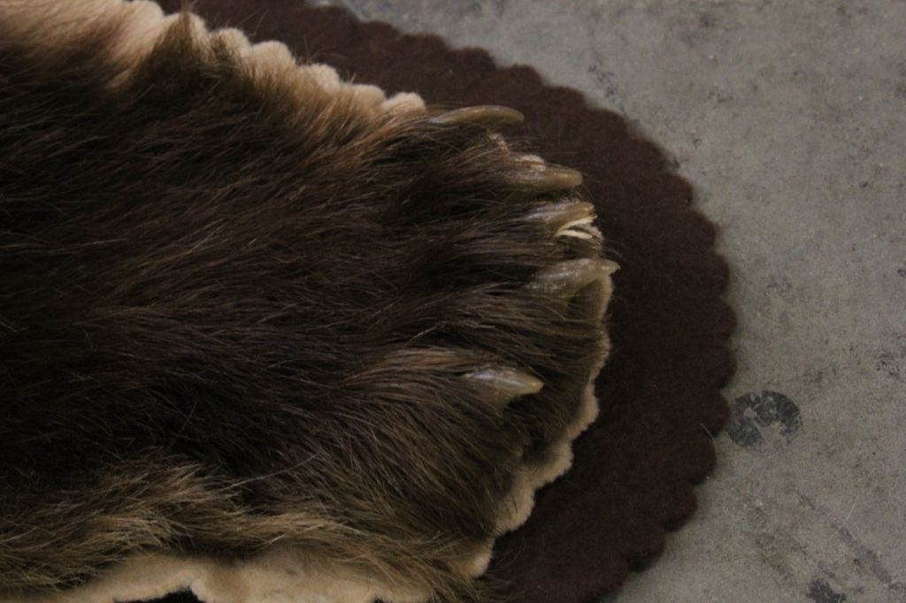 Cinnamon Black Bear Rug