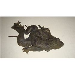 1999 MAGNOLIA Original Screen used Prop HERO PAINTED ARMATURED FROG