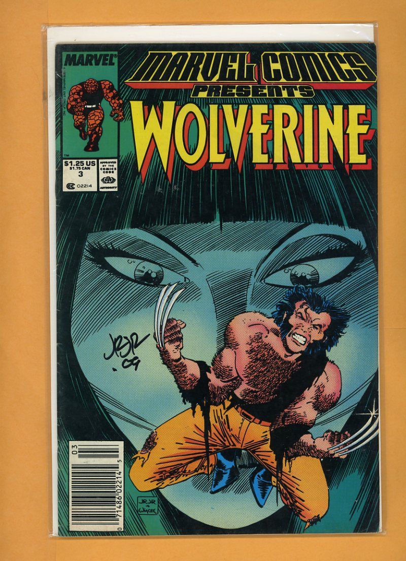 JOHN ROMITA JR. Marvel Presents Wolverine #3 HAND SIGNED AUTOGRAPH ...