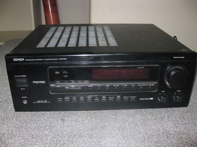 DENON AVR-2400 Stereo Receiver 5.1 Channel 75 Watts AC-3 Dolby Digital