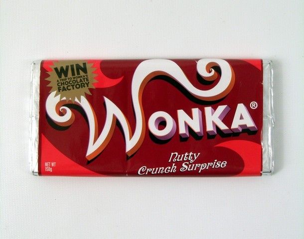 Willie Wonka Candy Bar Prop
