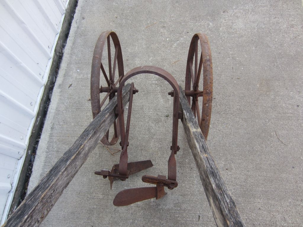 Vintage Dual Wheel Cultivator/ Antique tiller Vintage dual wheel ...