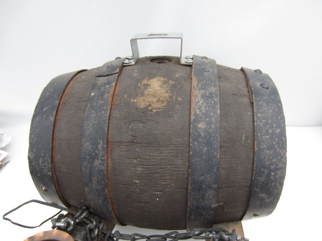 German Wurzburger Hofbrau Beer Barrel Light Vintage German Wurzburger ...