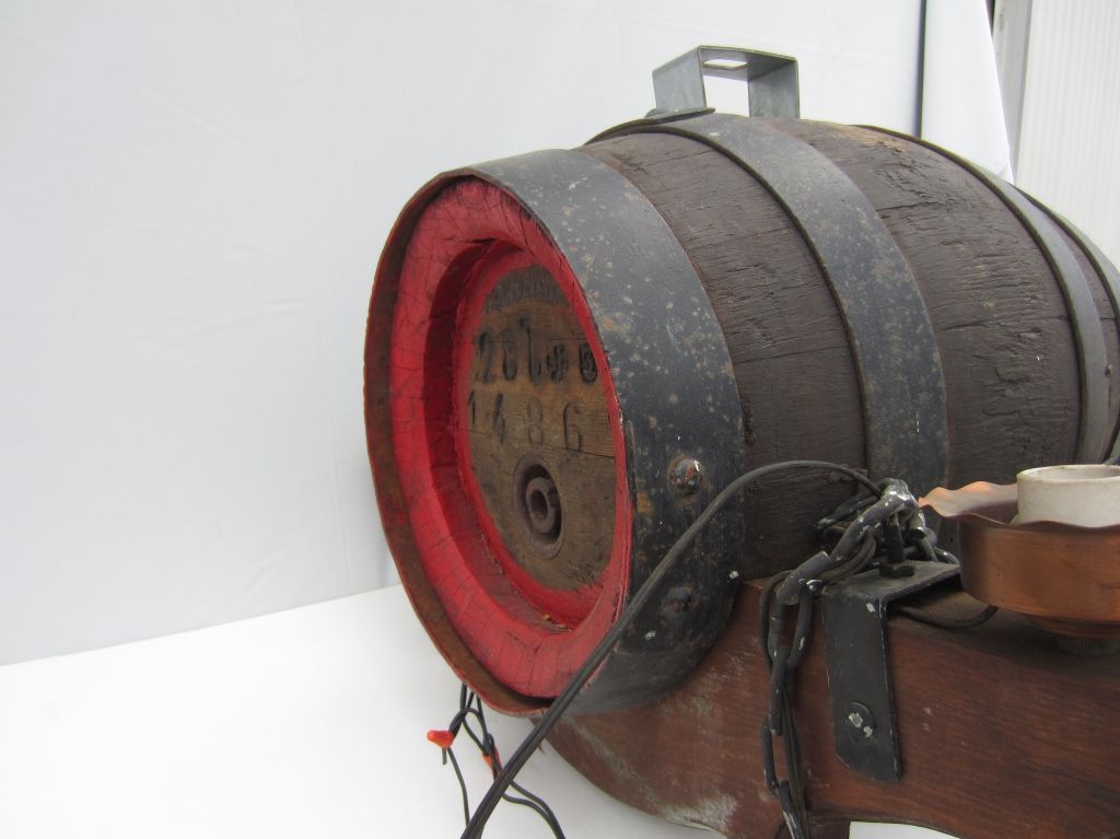 German Wurzburger Hofbrau Beer Barrel Light Vintage German Wurzburger ...