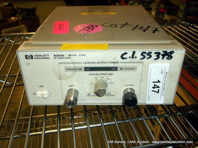 HP 8347A RF AMPLIFIER (print sequence:) 55378