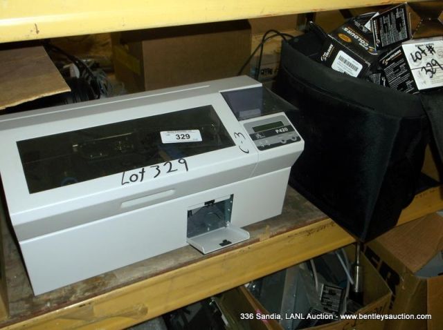 ZEBRA P420 PRINTER WITH BOX: RIBBONS