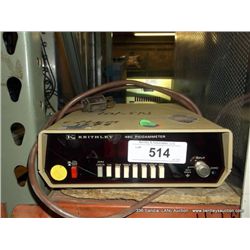 KEITHLEY 480 PICO AMMETER (print sequence:) 1278