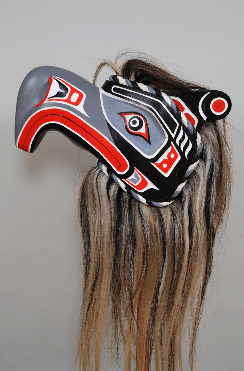 Kwakwaka'wakw Articulated Thunderbird Mask Carved by Wade Baker ...