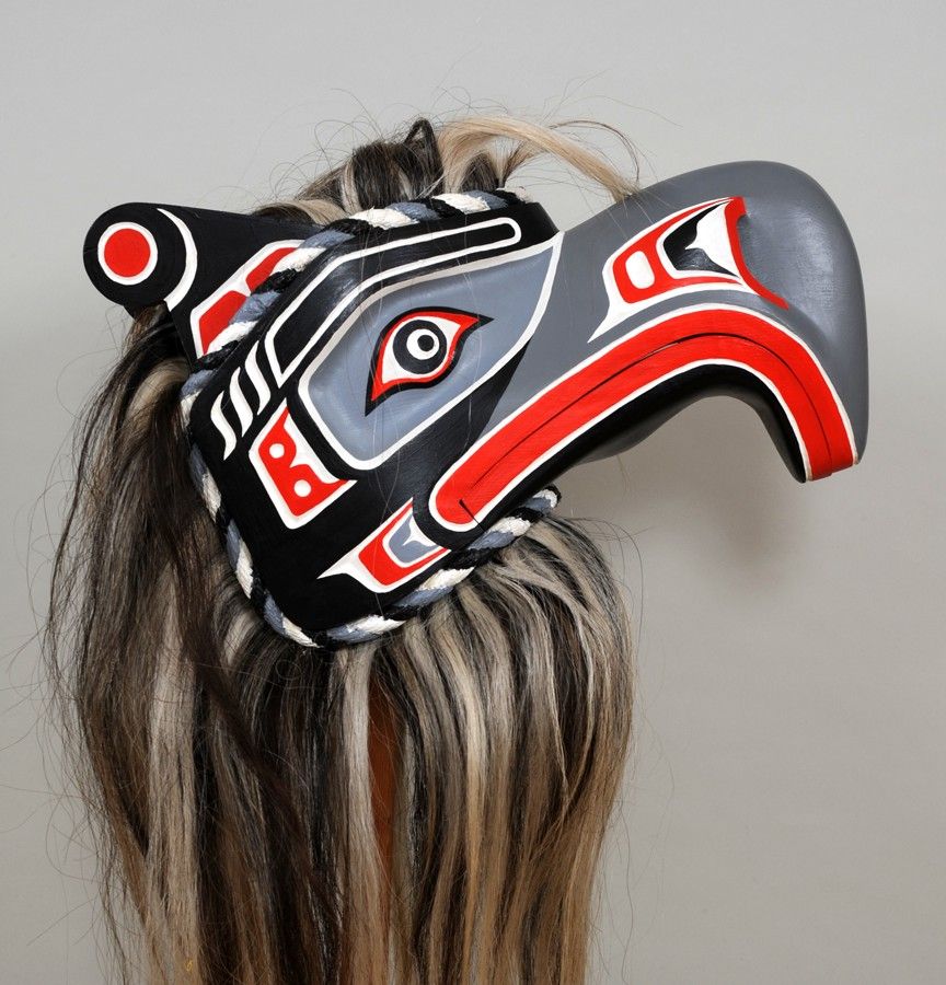 Kwakwaka'wakw Articulated Thunderbird Mask Carved by Wade Baker ...