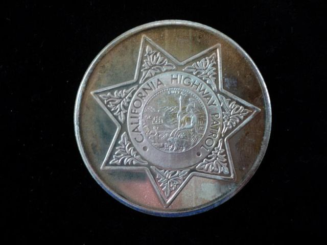 California Highway Patrol Commemorative Coin, 31.1 Grams, 1 Troy Ounce ...