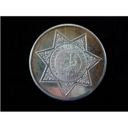California Highway Patrol Commemorative Coin, 31.1 Grams, 1 Troy Ounce ...