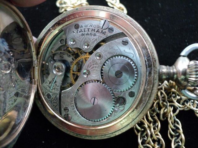 American Waltham Pocket Watch Co. Pocket Watch Illinois Watch Case Co ...