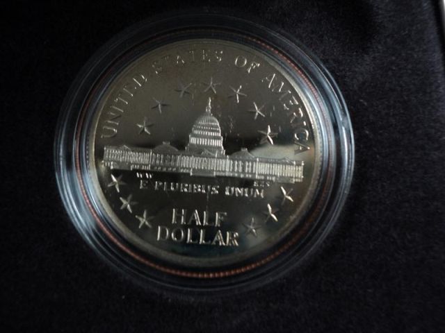 1989 US Congressional Coin Set, (1) Liberty Silver Dollar, (1) Liberty ...