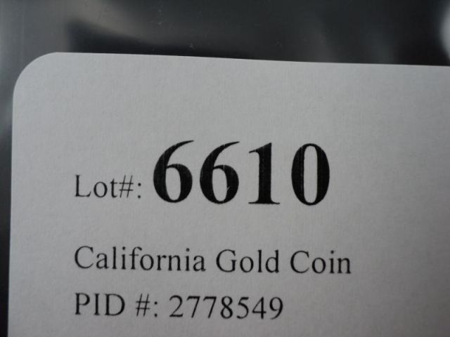 1850 Eureka California Gold Coin PID #: 2778549