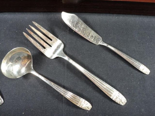85 - Pieces Flatware, Harmony House Silver Plate AA+, "Danish Queen ...
