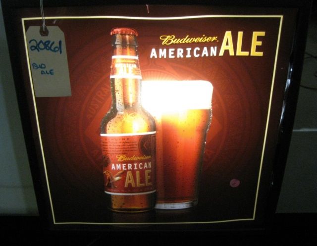 Budweiser American Ale Sign,